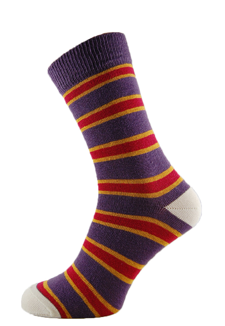 Adults 3 Pack Bright Stripe Multipack – socksupermarket
