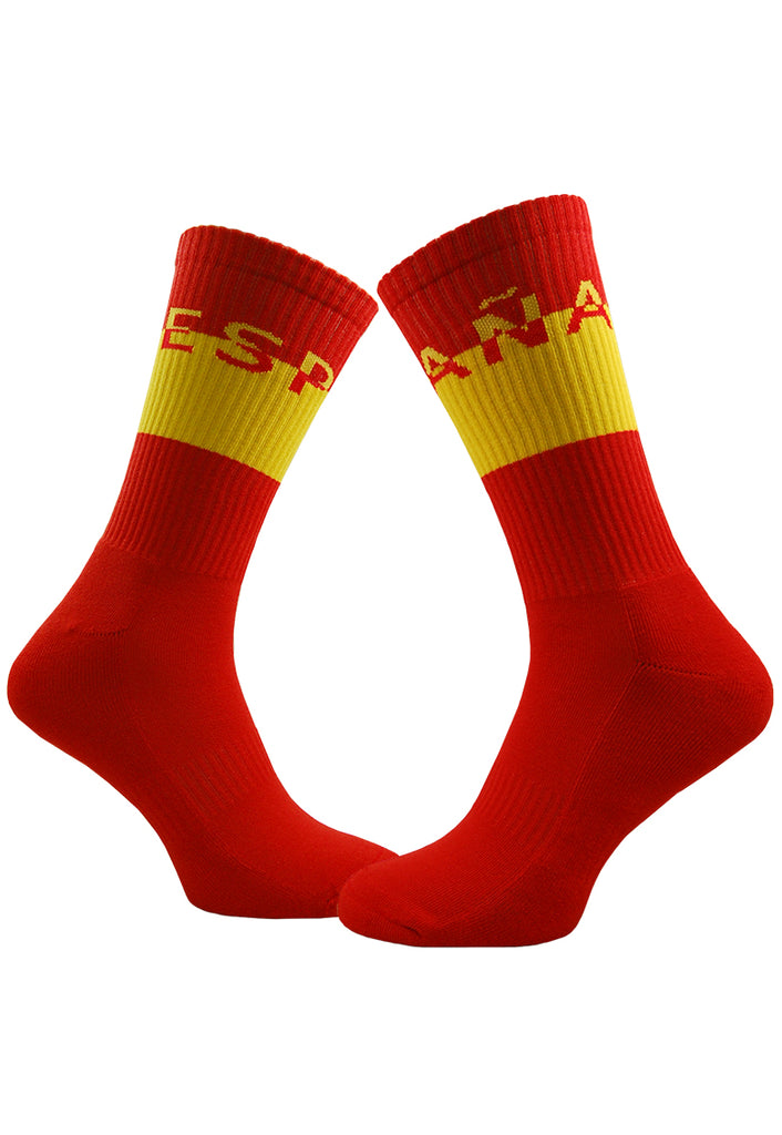 Sole Happy! Espana/Spanish Crew Socks | socksupermarket