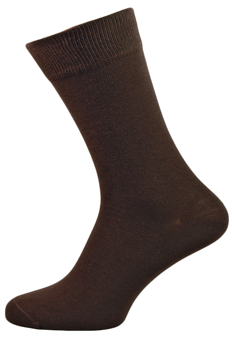 Brown Cotton Socks | socksupermarket