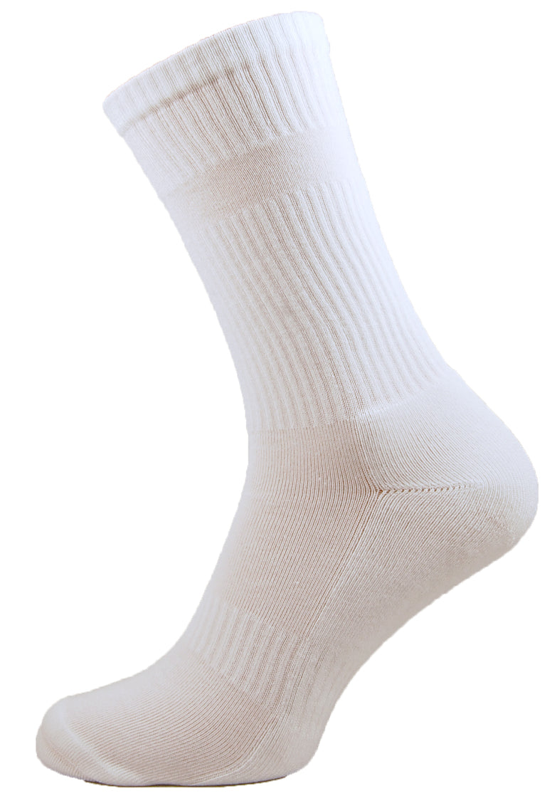 Fashion Crew Socks White – socksupermarket