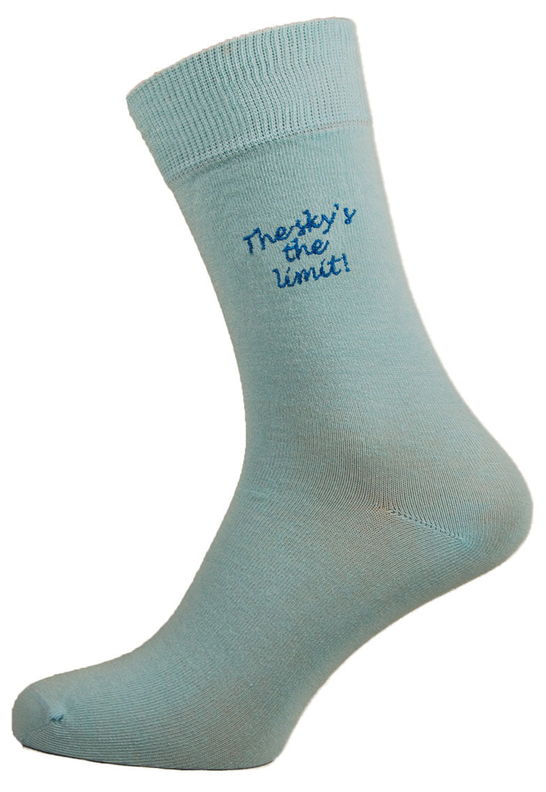 Sky Blue Cotton Socks – socksupermarket